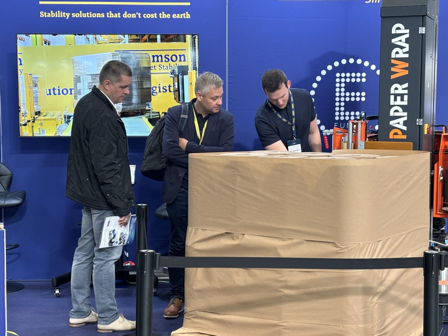 Samson Pallet Stability Debuts Paper Wrapping Machines at IMHX & PPMA ...